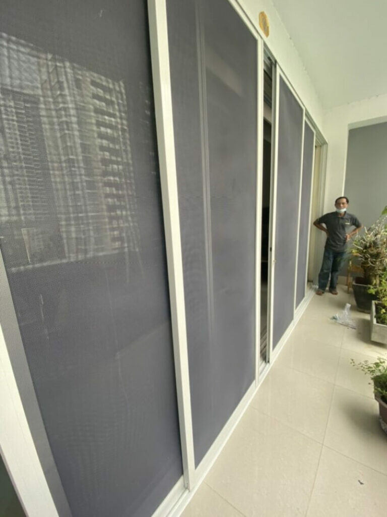 Khung lưới cố định hệ 4516 - Mosfly Window